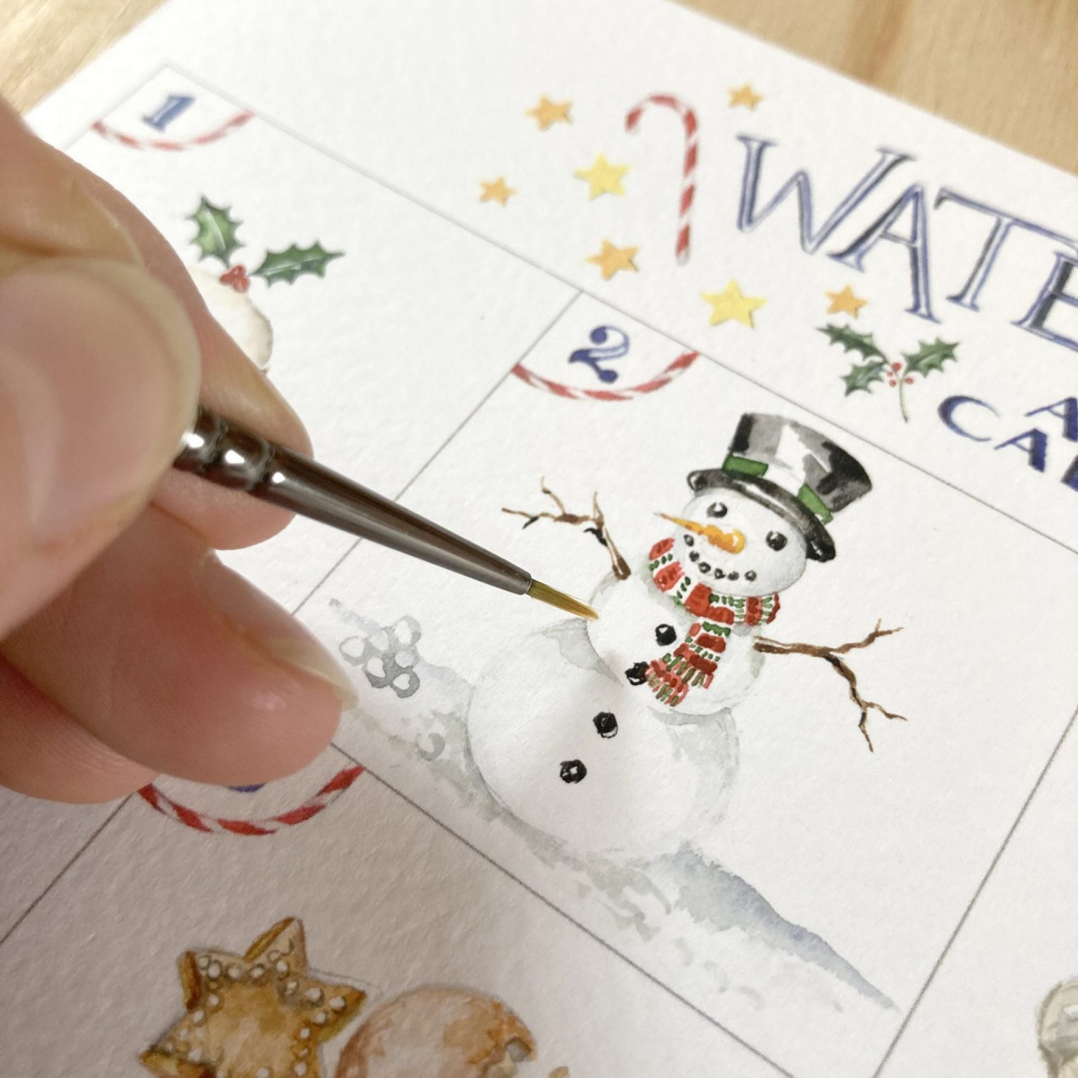de Winton Paper Co | Unique Watercolour Art & Tutorials | Christmas ...